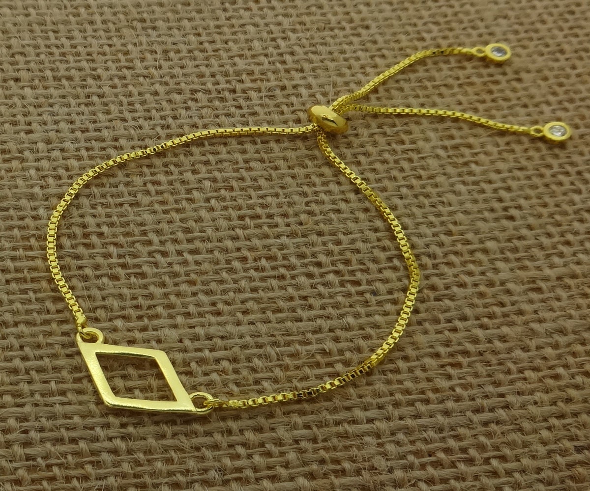 Alpha Delta Pi Open Diamond Bracelet Adpi Open Diamond | Etsy