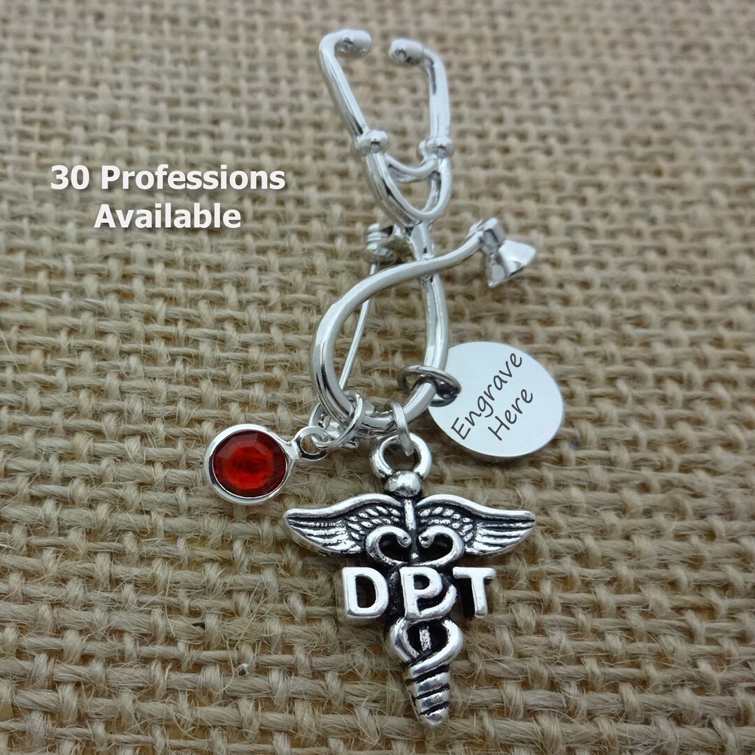 DPT Doctor of Physical Therapy Pin, Personalized DPT Doctor of Physical ...