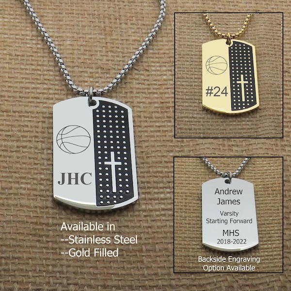 Basketball Necklace - Etsy