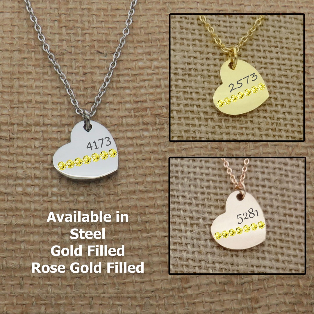 Thin Yellow Line Necklace, Police Dispatcher Heart Necklace ...