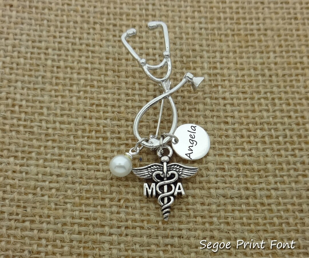 MA Medical Assistant Pin Personalized MA Medical Assistant - Etsy