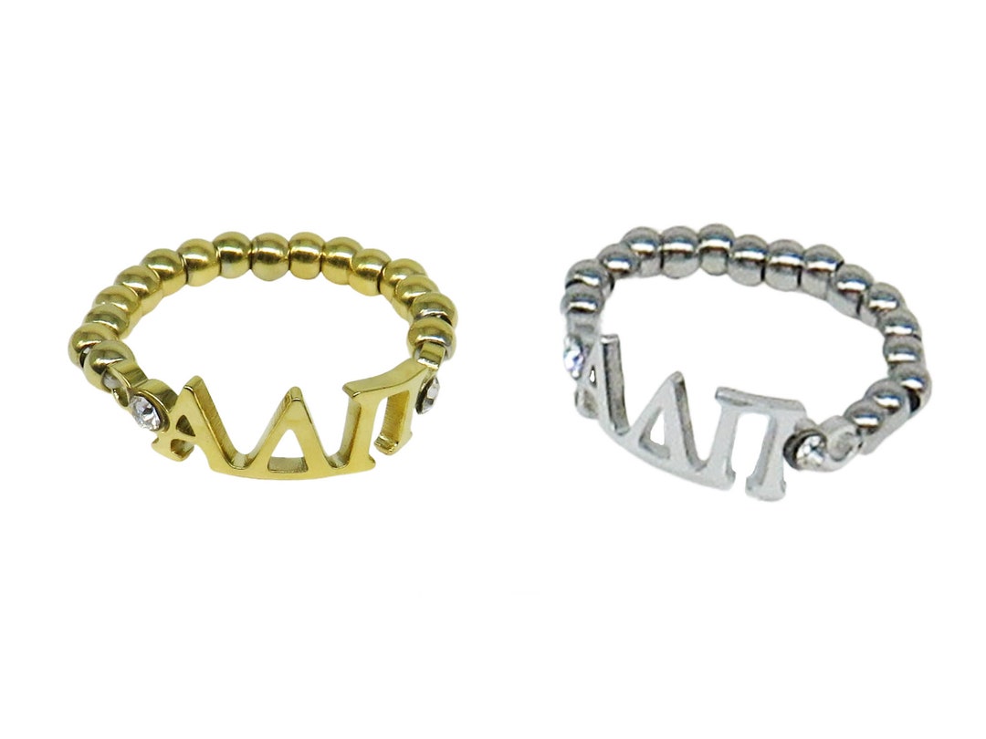 Alpha Delta Pi Greek Sorority Stretch Ring, Alpha Delta Pi Stretch ...