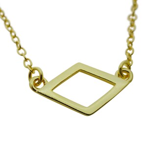 Alpha Delta Pi Open Diamond Necklace Pendant Adpi Floating Necklace ...