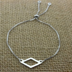 Alpha Delta Pi Open Diamond Bracelet Adpi Open Diamond Adjustable ...