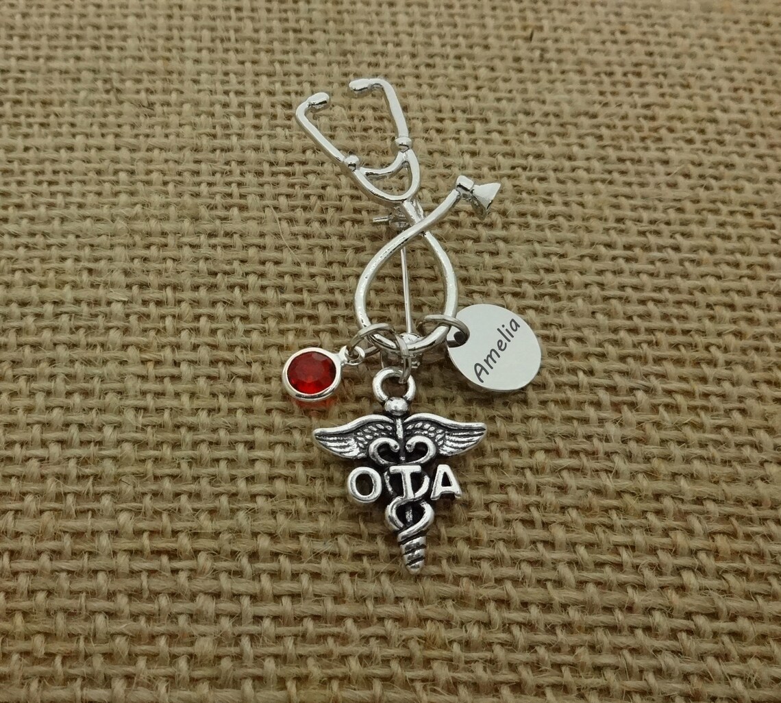 OTA Occupational Therapy Assistant Therapist Pin, Personalized OTA Pin ...