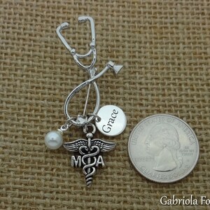 MA Medical Assistant Pin, Personalized MA Medical Assistant Pin, Nurse ...