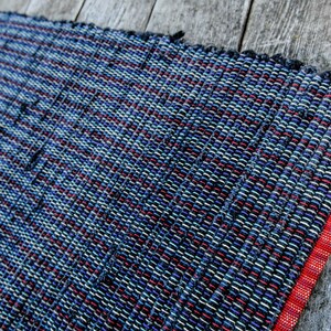 Tim's Recycled Jeans Rag Rug - Etsy