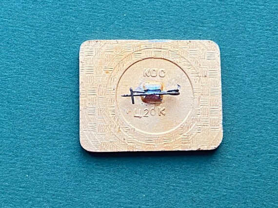 RARE Squirrel. Fauna of Siberia Pin. Vintage metal co… - Gem