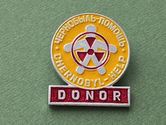 RARE Chernobyl Help. Donor Pin. Vintage collectible s… - Gem