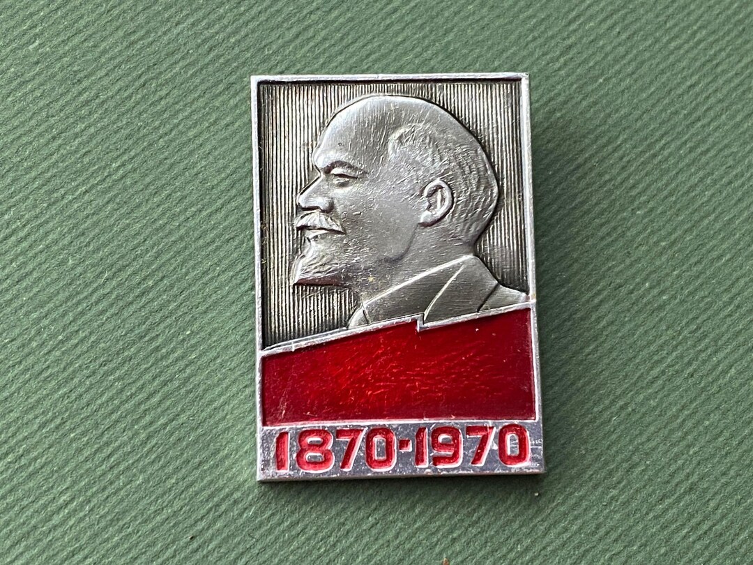 Lenin Pin. Vintage Collectible Badge, Pin, Russia, Soviet Union, Made ...