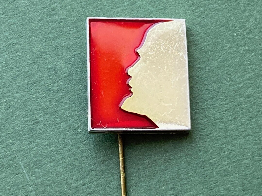 Lenin Pin. Vintage Collectible Badge, Pin, Russia, Soviet Union, Made ...