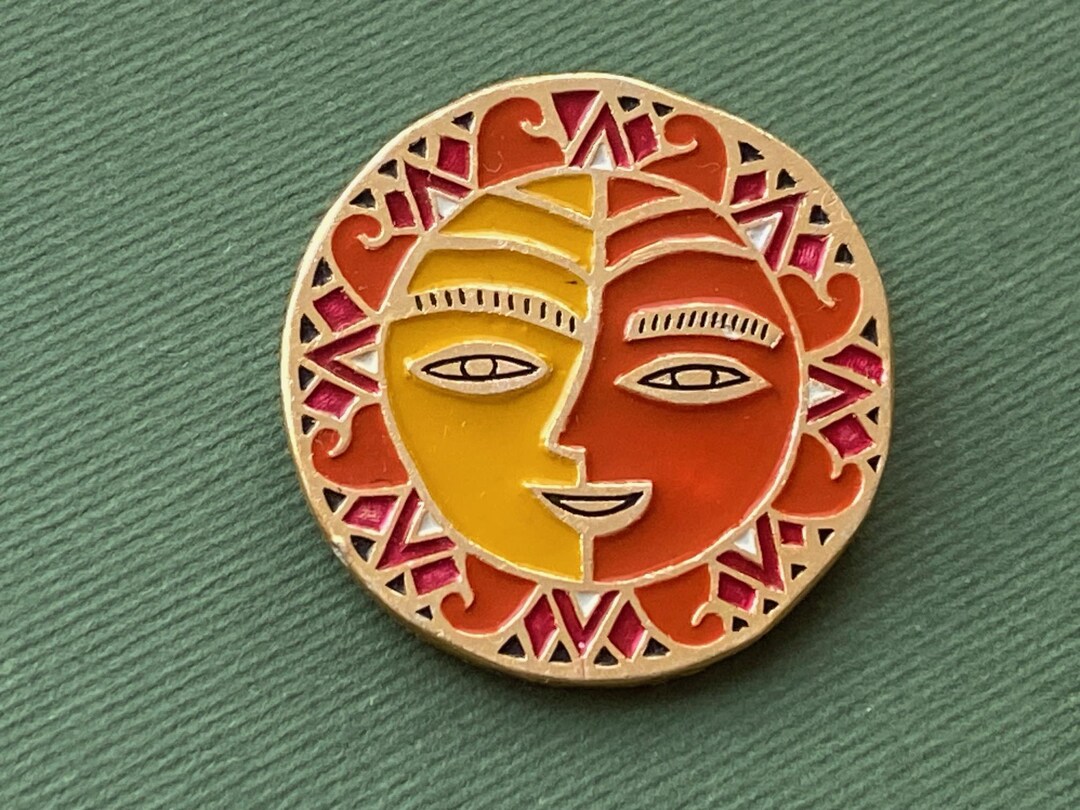 RARE Sun Pin. Vintage Collectible Soviet Pin Badge, Made in USSR, A9 - Etsy