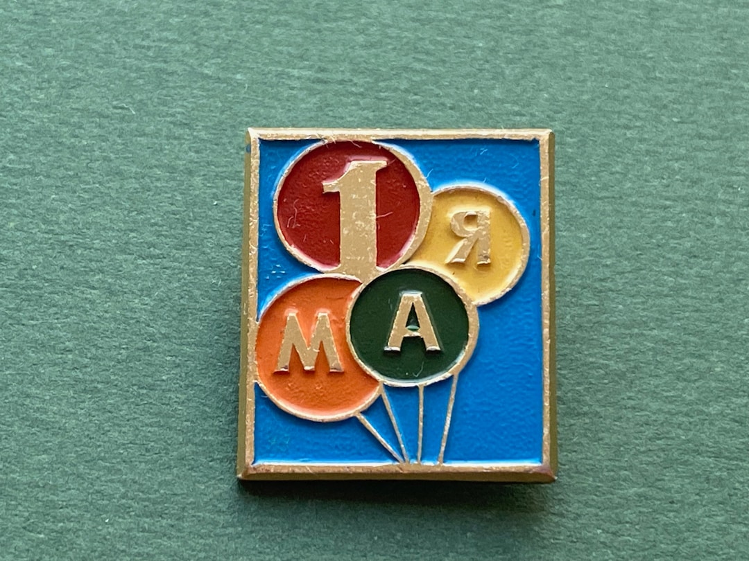 1 May. Dove. Labor May. Soviet Propaganda. Vintage Collectible Soviet ...