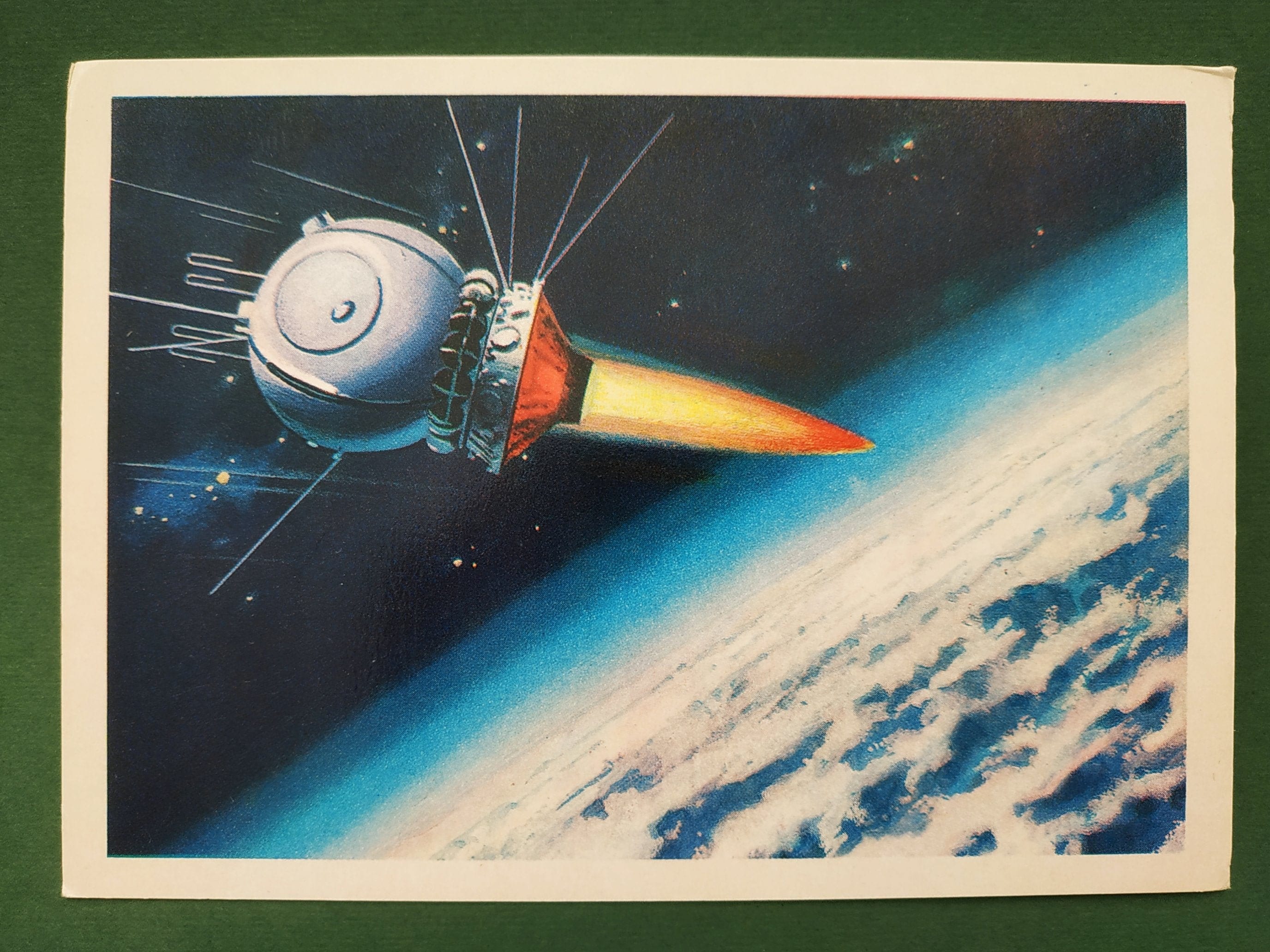 Vintage Space Postcard Unused USSR Soviet Postcard | Etsy