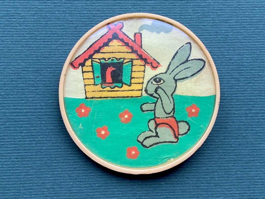 Hare Pin. Children Badge. Vintage Collectible Childrens Soviet Pin ...