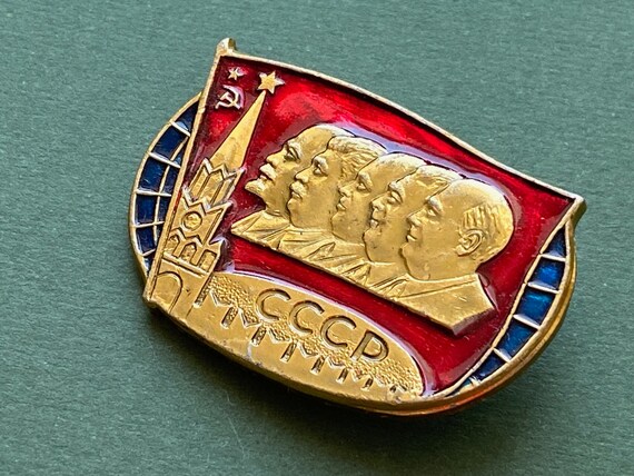 RARE Lenin, Stalin, Khrushchev, Brezhnev, Gorbachev P… - Gem