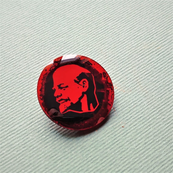 lenin rare pin soviet - Gem