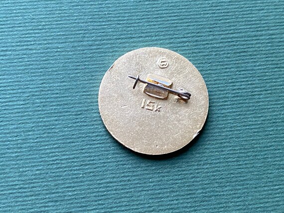 Soyuz Apollo Pin Vintage Collectible Badge Soviet V Gem