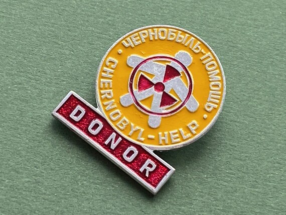 RARE Chernobyl Help. Donor Pin. Vintage collectible s… - Gem