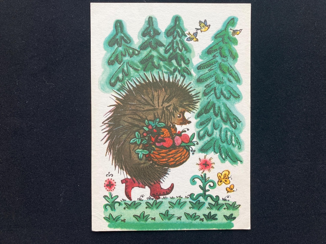 Postal soviética, ilustrada por G. Dmitrieva. Postal sin usar, 1968 ...