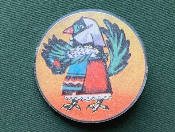 Magpie Pin. RARE Vintage collectible soviet pin badge… - Gem