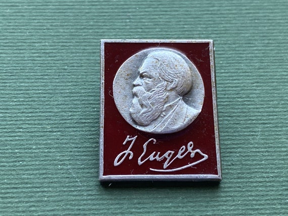 RARE Engels Pin. Vintage collectible badge, Pin, Russ… - Gem