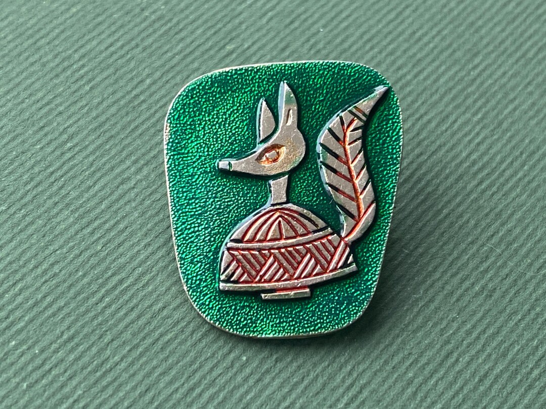 Fox Pin. Vintage Soviet Pin, Badge, Made in USSR /А11 - Etsy