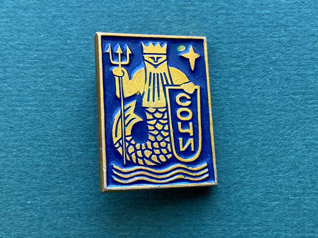 Neptune Pin. Vintage Collectible Badge, Soviet Pin, Soviet Union, USSR ...