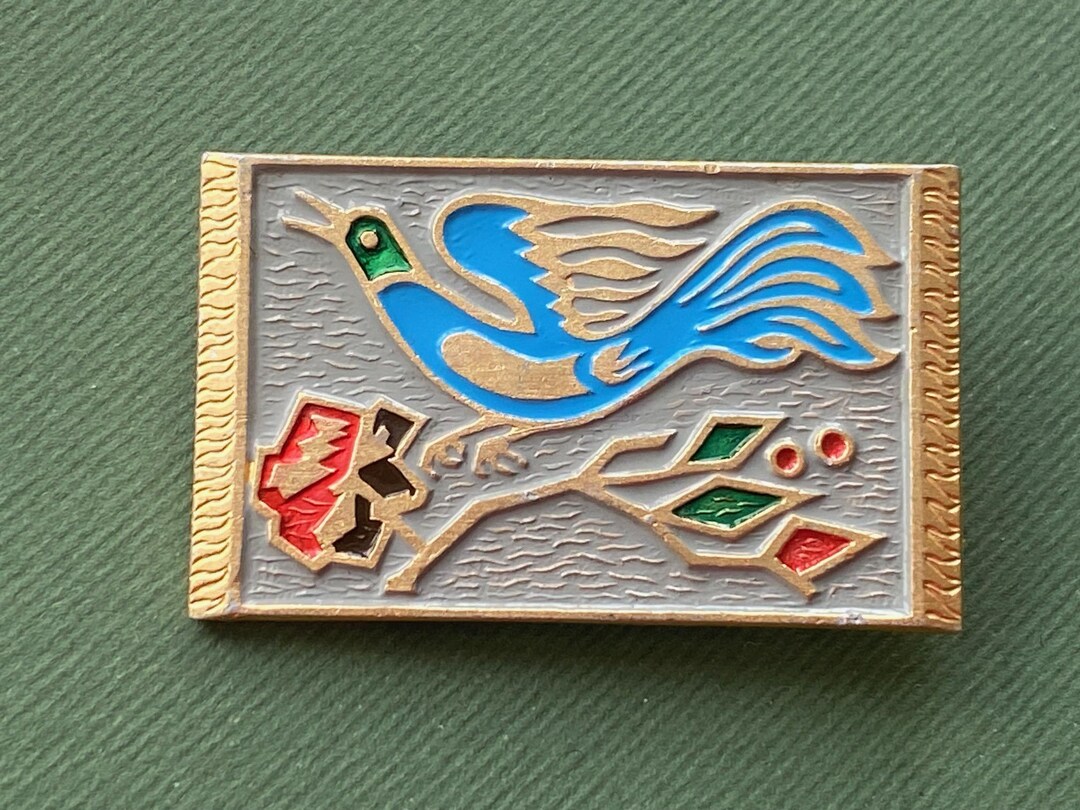 RARE Bird Pin. Vintage Collectible Badge. Made in USSR, 1980s A9 - Etsy