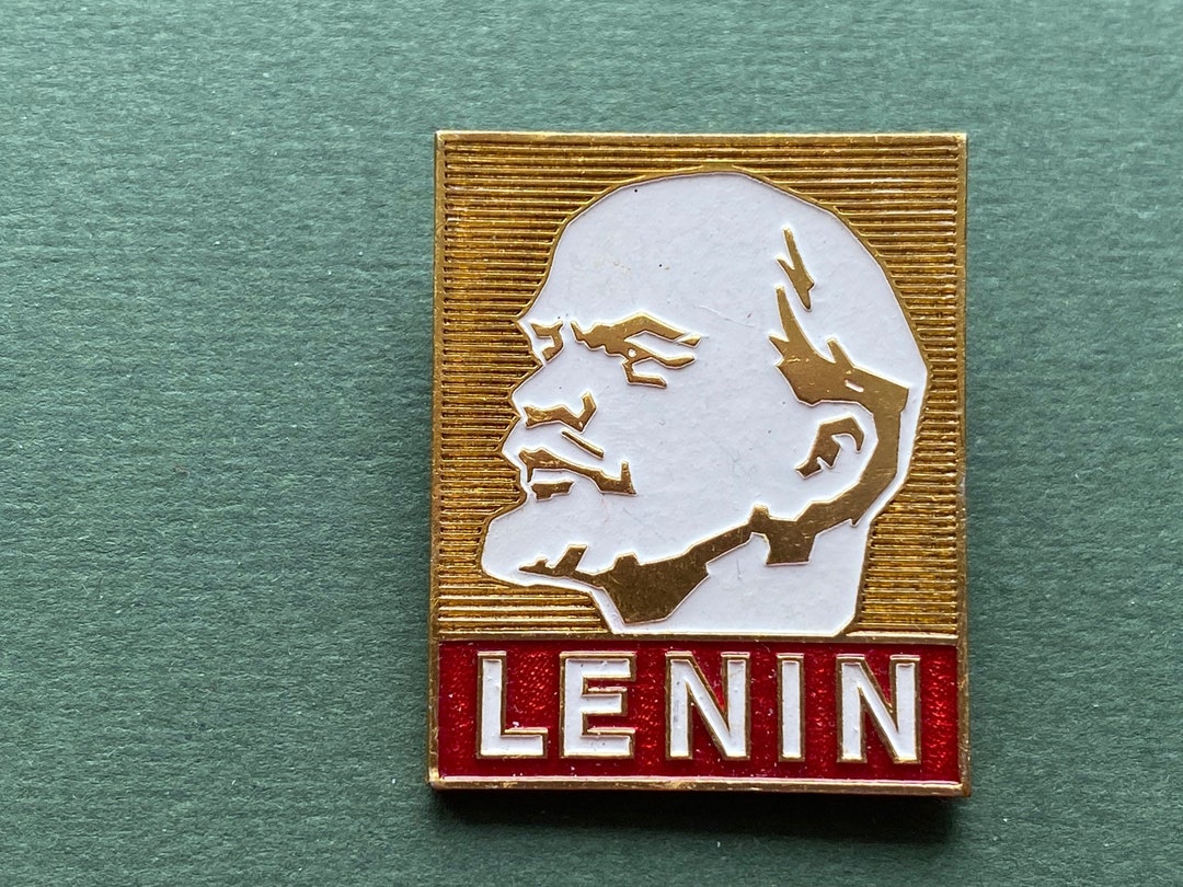 Lenin Pin. Vintage Collectible Badge, Pin, Russia, Soviet Union, Made ...