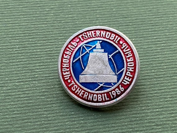 RARE Chernobyl 1986 Pin. Vintage collectible soviet p… - Gem