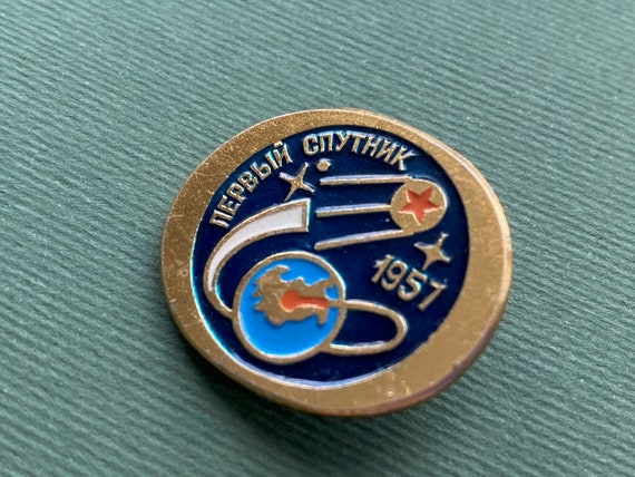 RARE Sputnik, 1957. First Satellite, Space Pin. Sovie… - Gem