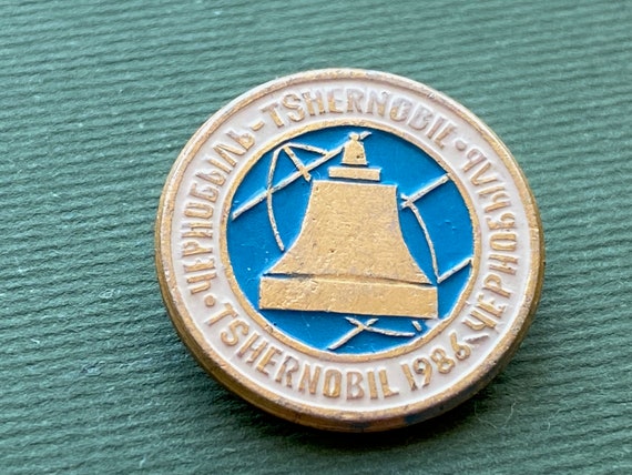 RARE Chernobyl 1986 Pin. Vintage collectible soviet p… - Gem