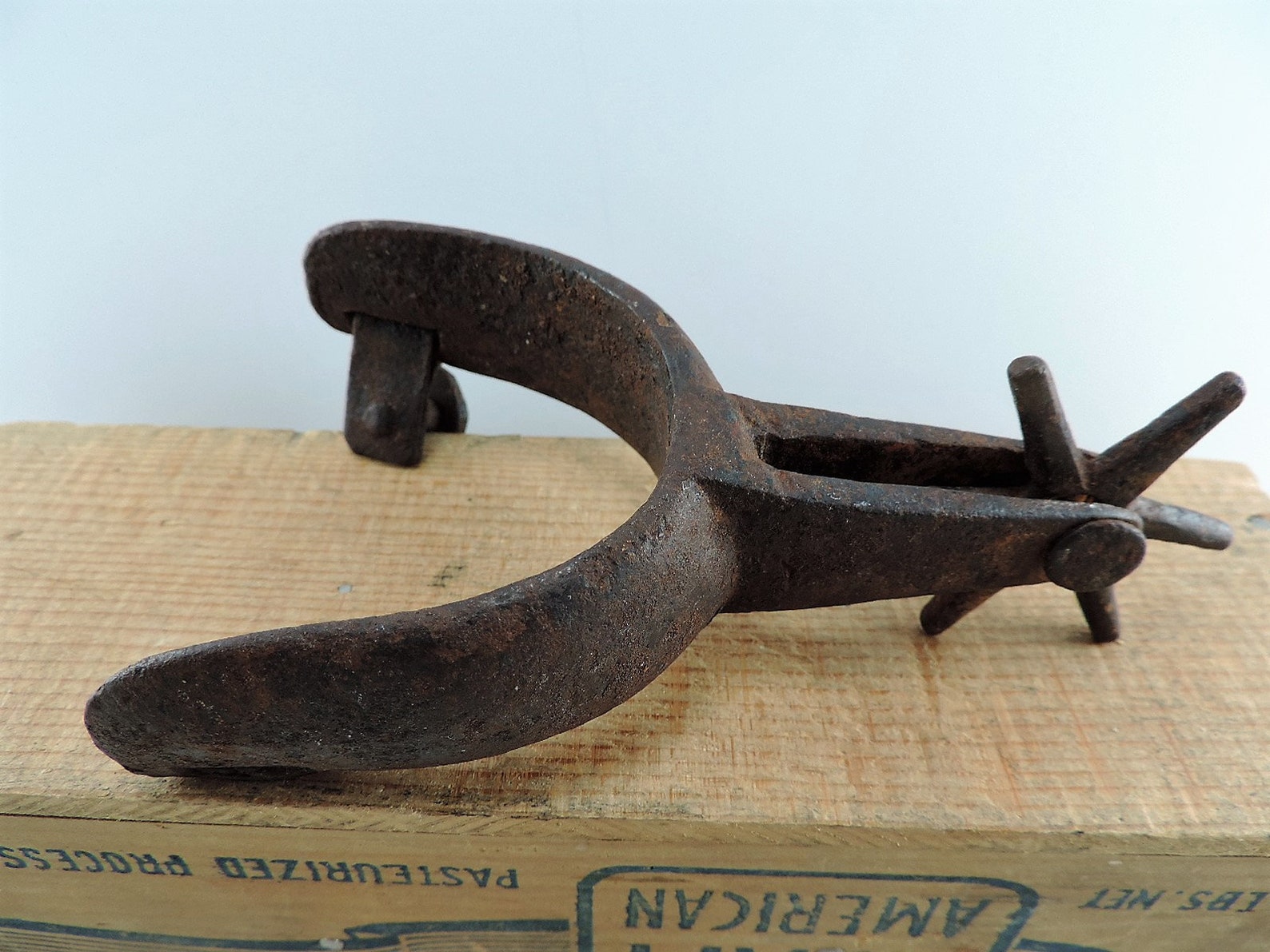 Antique Hand Forged Iron Single Spur - Etsy