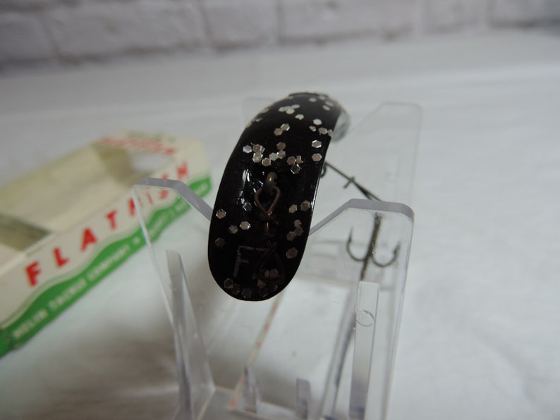 Vintage Helin's Fly Rod Flatfish F7 BSS Black Silver Speckle - Etsy