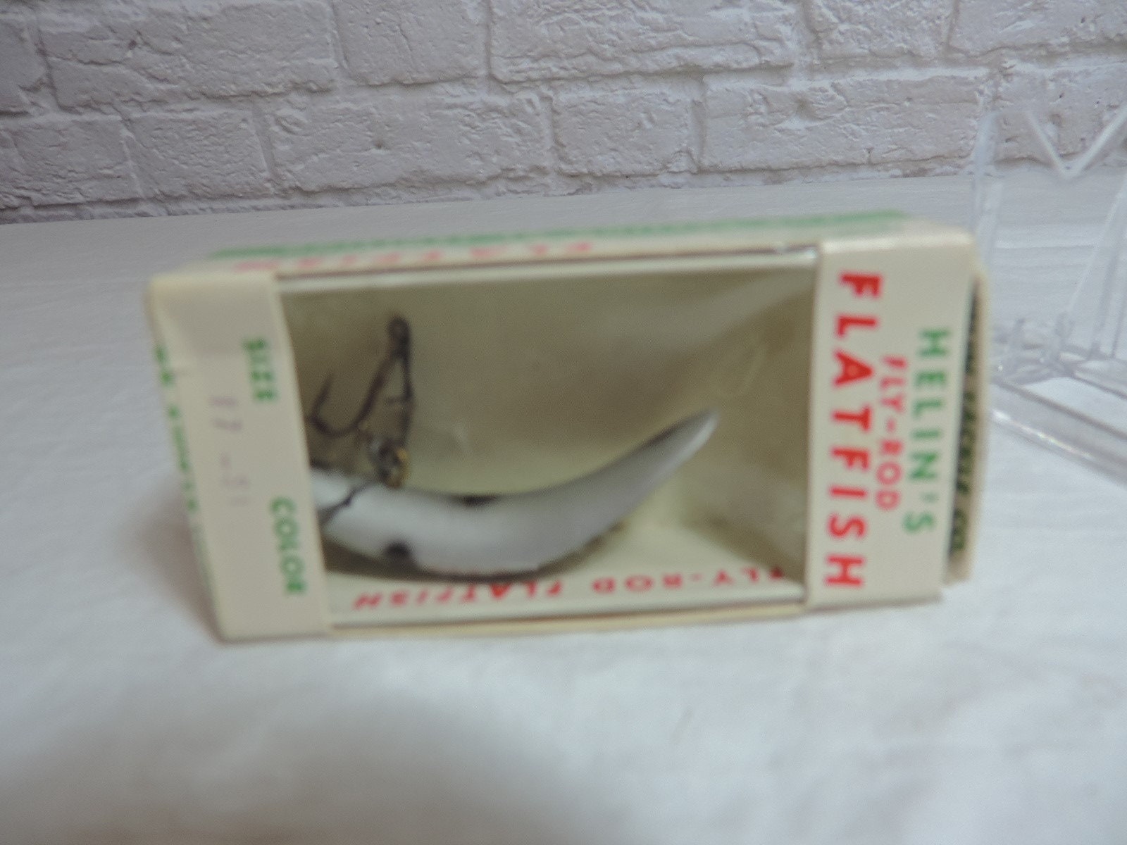 Vintage Helin's Fly Rod Flatfish Lure Size F7 Color SI Silver in ...