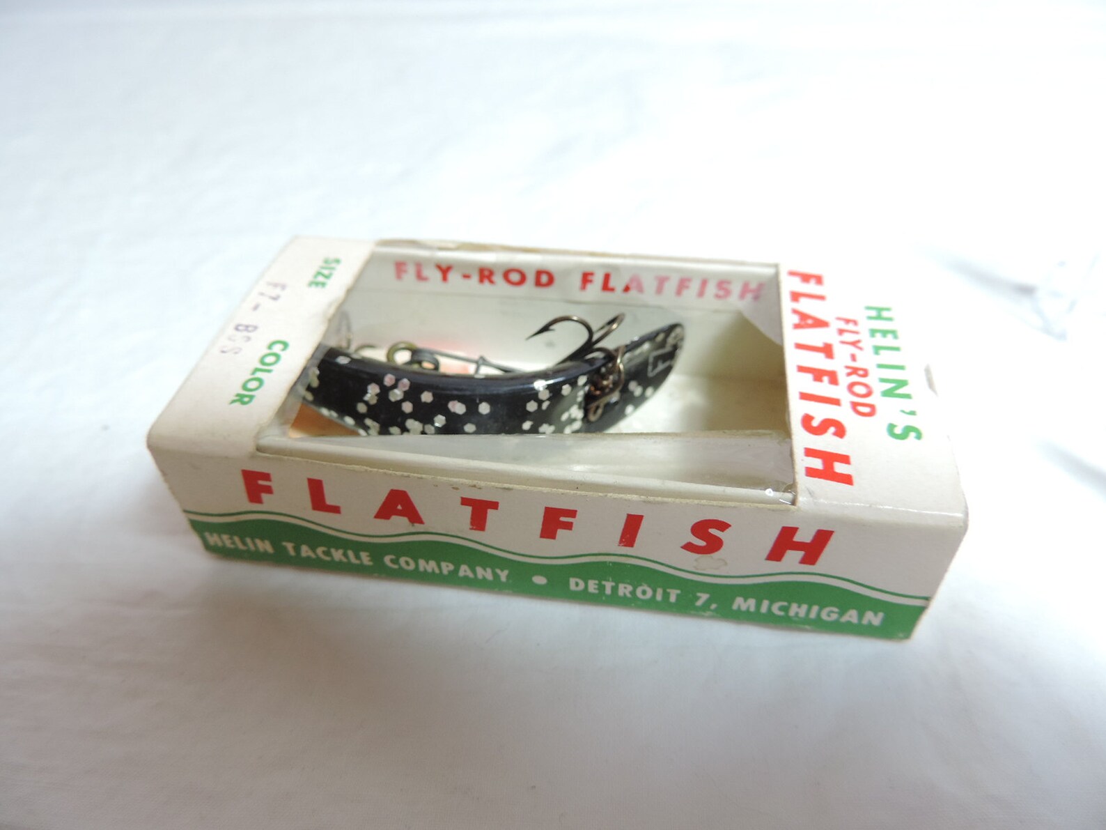 Vintage Helin's Fly Rod Flatfish F7 BSS Black Silver Speckle - Etsy