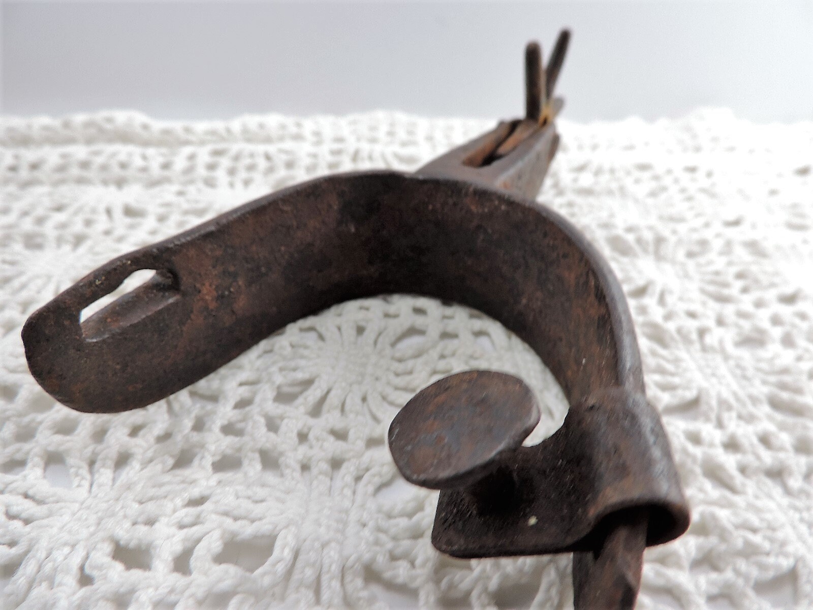 Antique Hand Forged Iron Single Spur - Etsy
