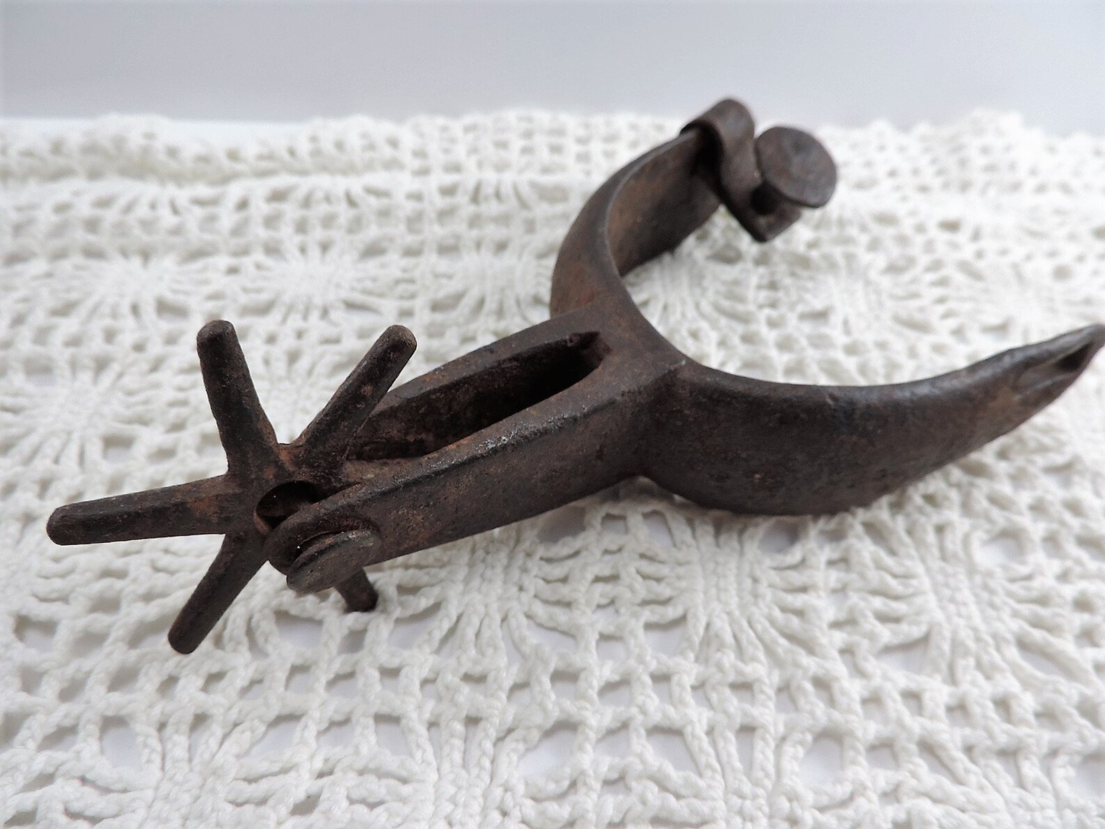 Antique Hand Forged Iron Single Spur - Etsy