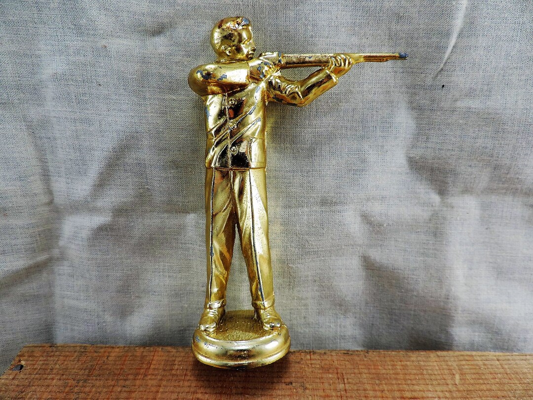 Vintage Shooter Trophy Topper Finial - Etsy