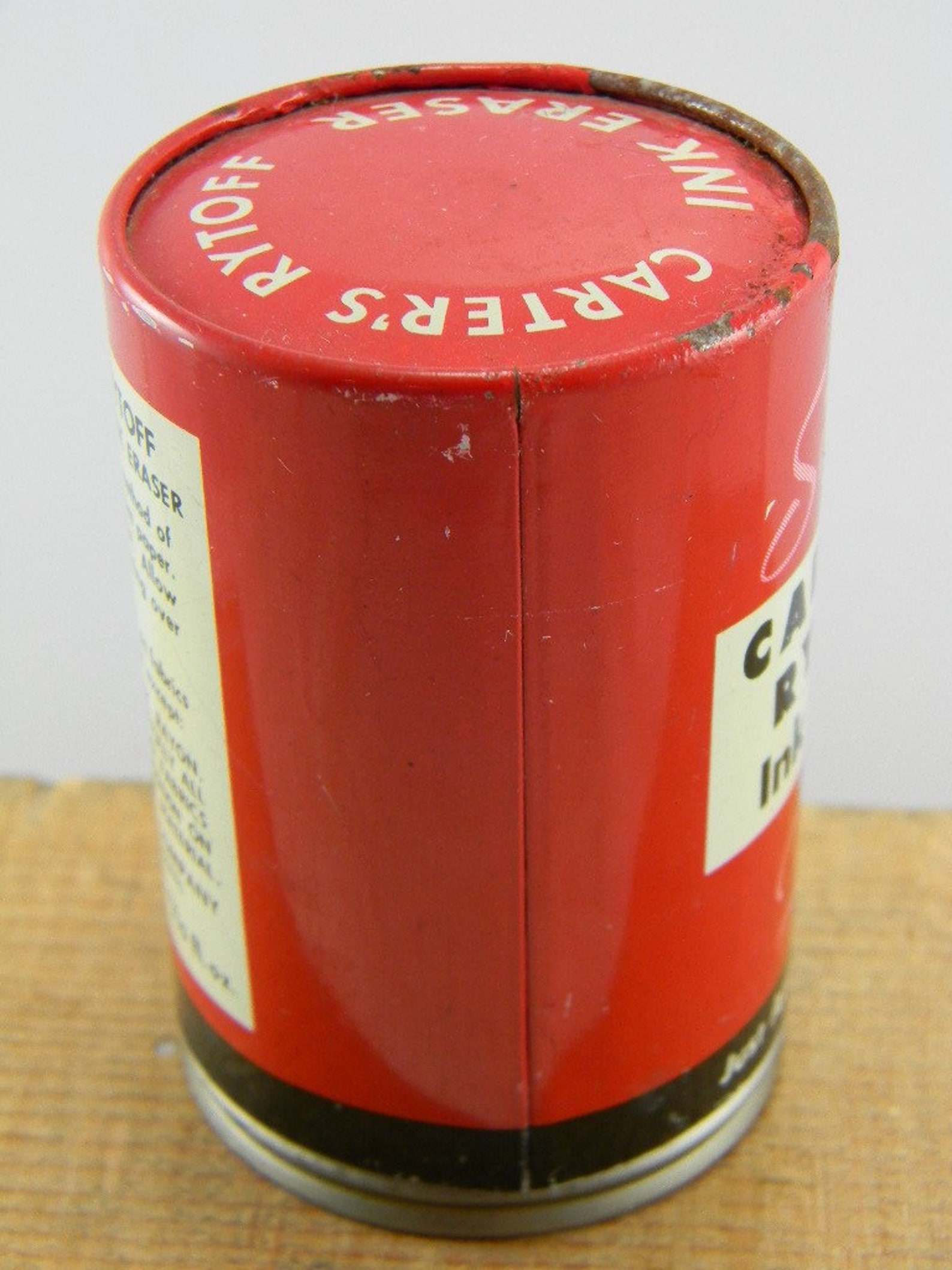 Vintage Carter's Rytoff Ink Eraser advertising tin | Etsy