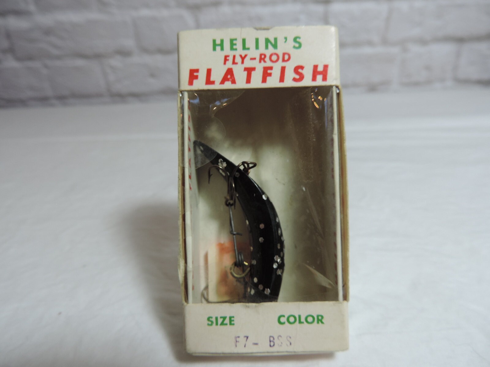 Vintage Helin's Fly Rod Flatfish F7 BSS Black Silver Speckle - Etsy
