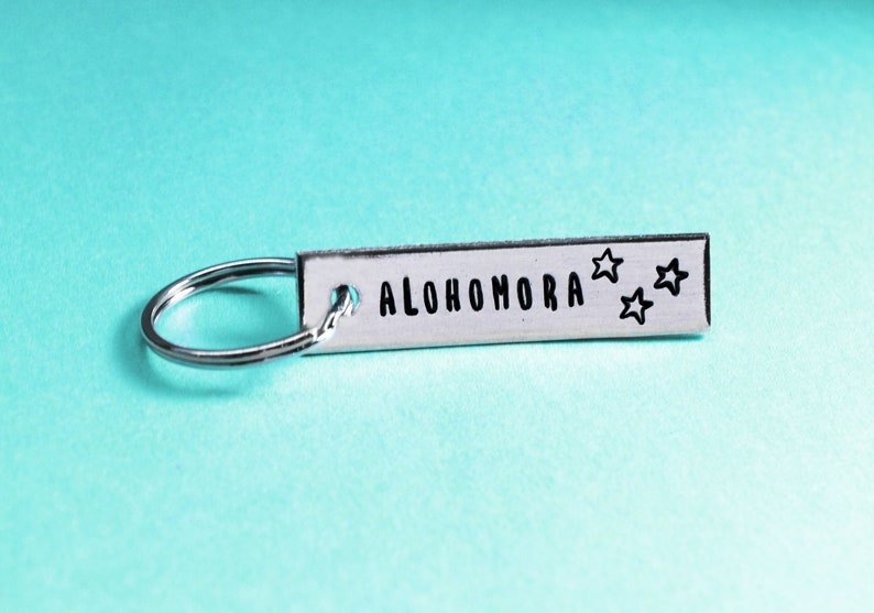 Alohomora Keychain. Pure Aluminum. 1/2 X 2 Hand - Etsy