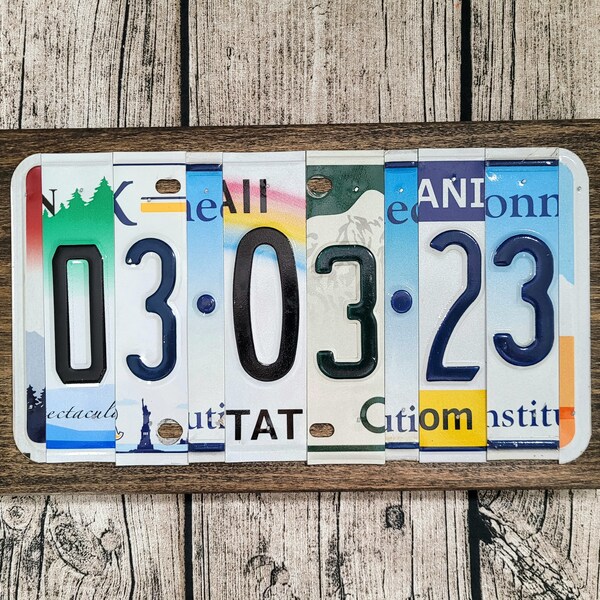 License Plate Art - Etsy