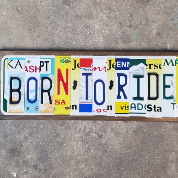 Harley Davidson License Plate Sign - Etsy