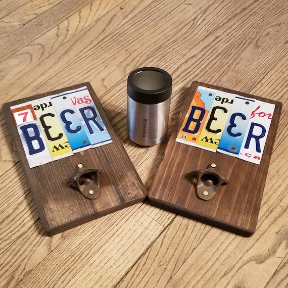 Bootleg Opener Beer Sign License Plates | Etsy