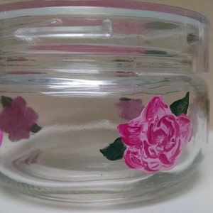 Rose Jar With Lid - Etsy