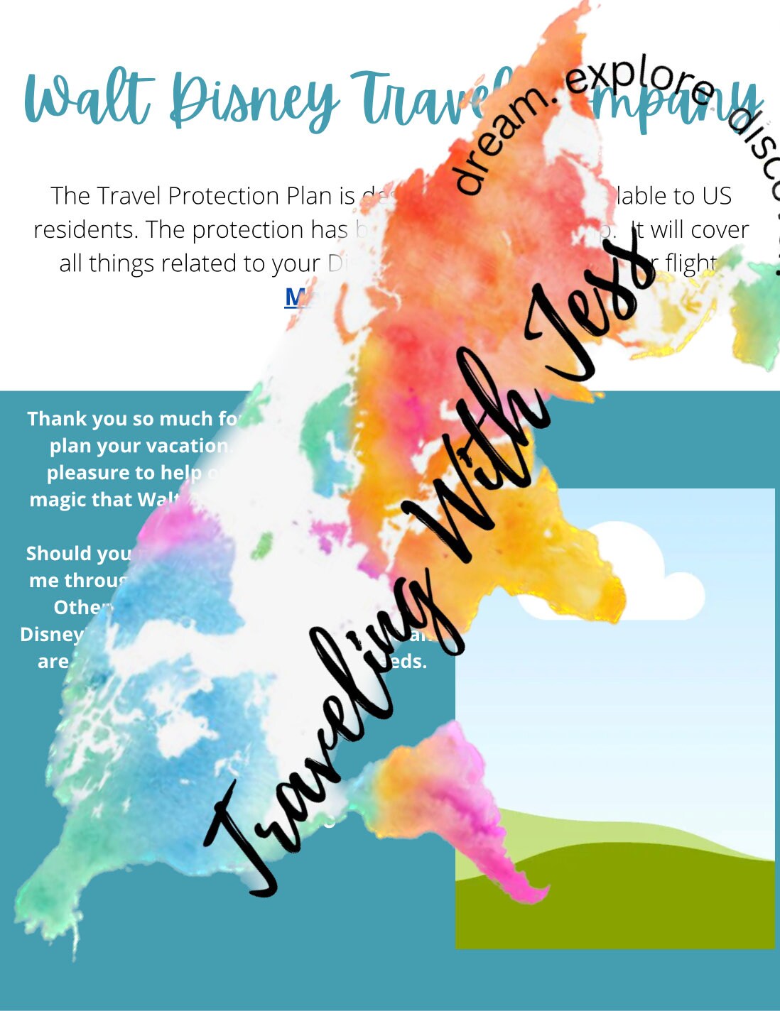 WDW Handbook All You Need to Know Packet Travel Agent File Canva ...