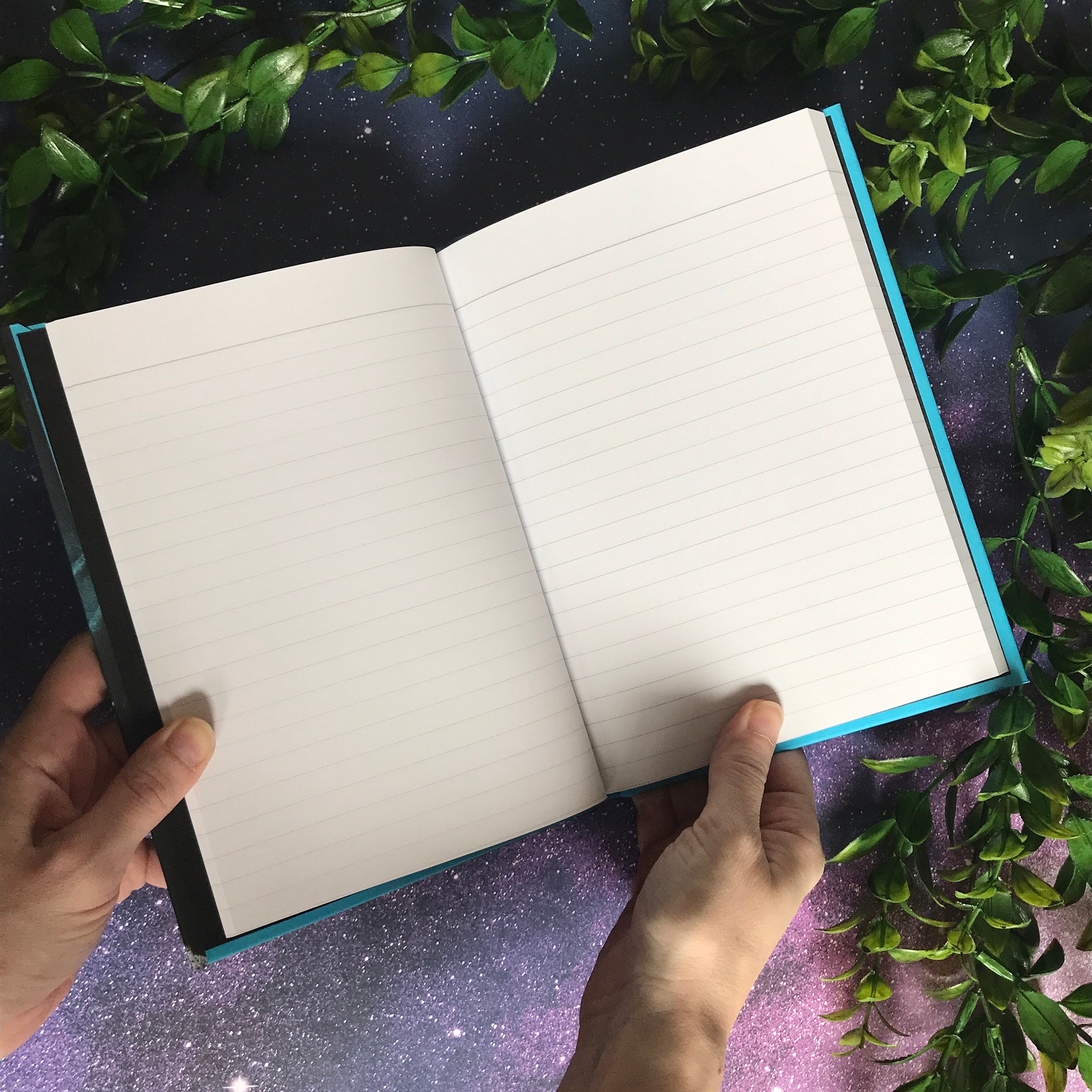 Northern Lights Journal // Dreamy Lined Journal With Aurora Borealis ...