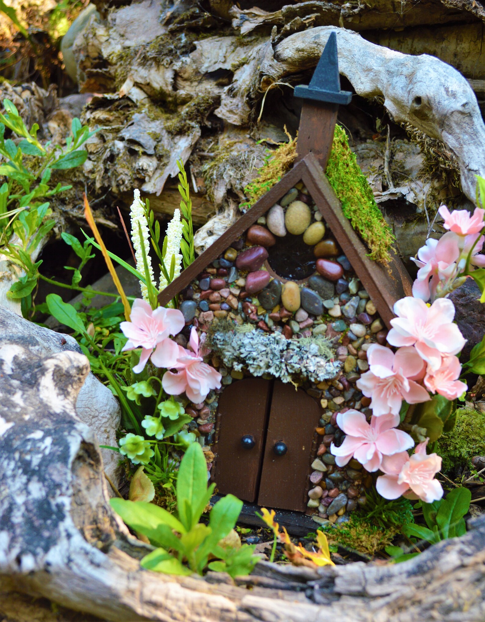 STONE FAIRY HOUSE for Fairy Gardens Fairy House Miniature - Etsy
